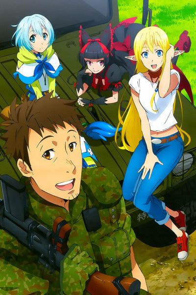 Gate Thus The Jsdf Fought There Manga Poster My Hot Posters