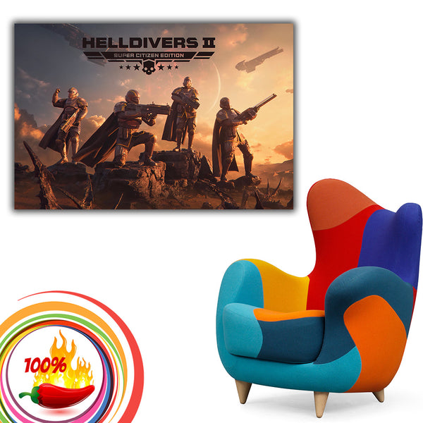 Helldivers 2 Game Poster – My Hot Posters