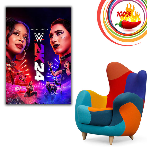 WWE 2K24 Poster – My Hot Posters