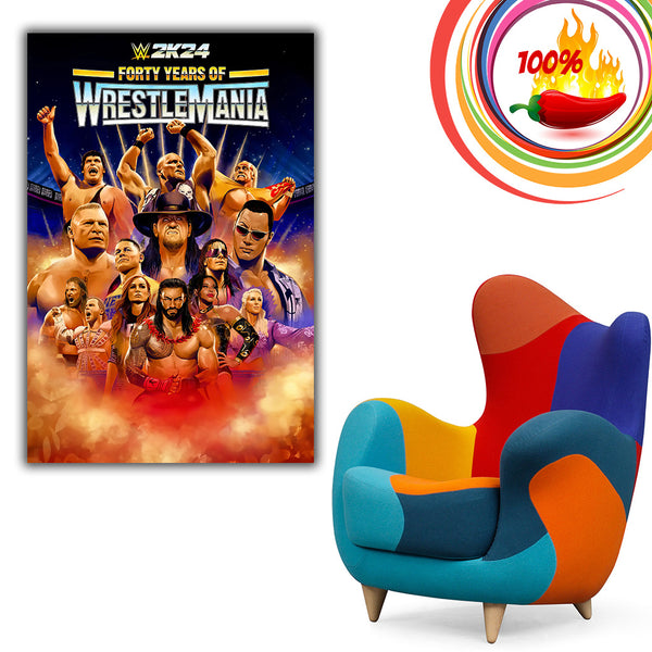 WWE 2K24 Game Poster – My Hot Posters