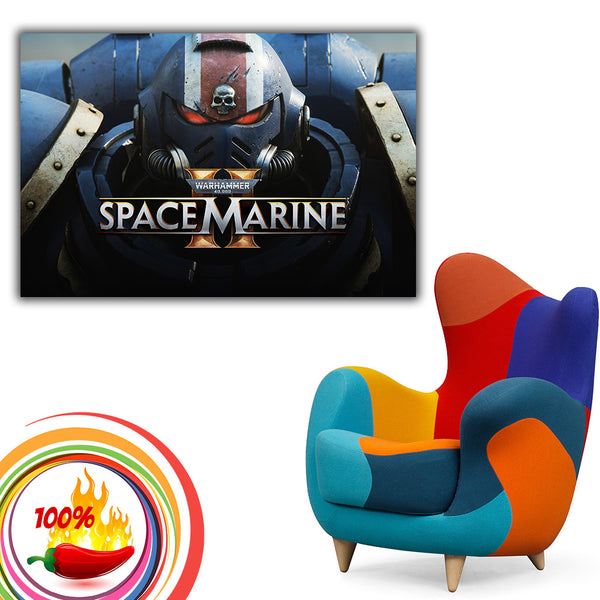 Warhammer 40,000 Space Marine 2 Game Poster – My Hot Posters