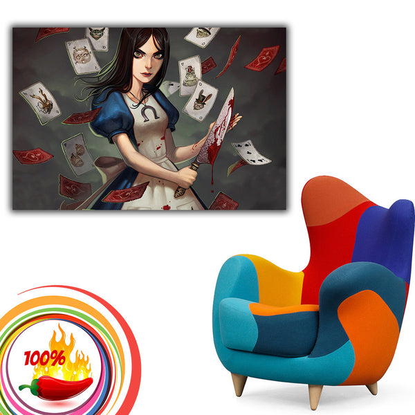 Alice Madness Returns Knife Blood Poster – My Hot Posters