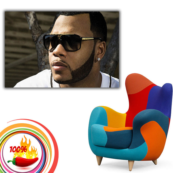 Flo Rida Face Poster – My Hot Posters