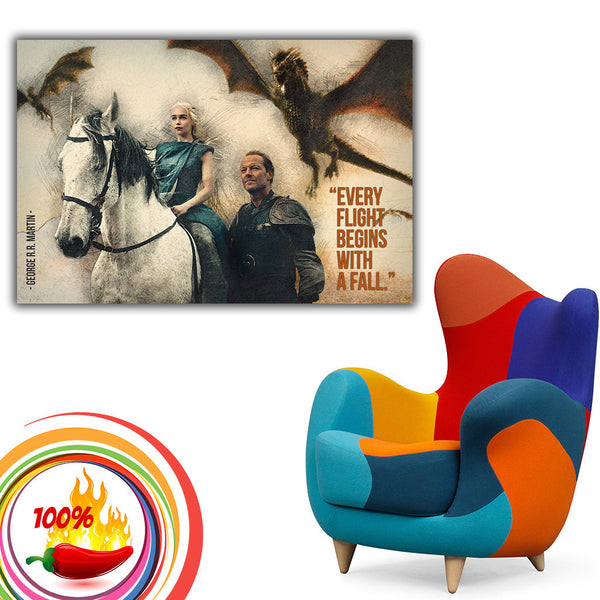 George RR Martin GOT Game of Thrones Quotes Poster – My Hot Posters