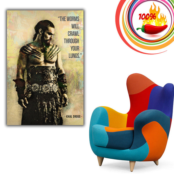 Khal Drogo GOT Game of Thrones Quotes Poster – My Hot Posters