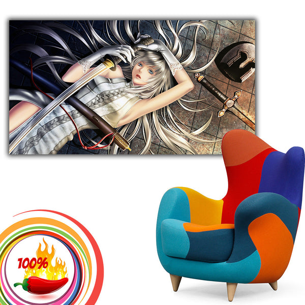 Hot Anime Girl Sword Poster – My Hot Posters