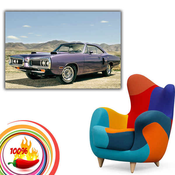 Dodge Coronet R-T 1970 Old Retro Muscle Car Poster – My Hot Posters