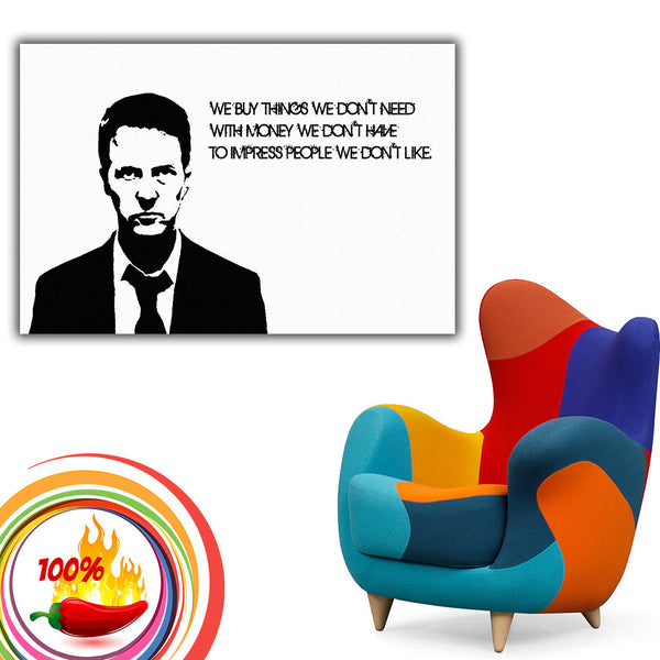 Fight Club Movie Quotes Poster – My Hot Posters