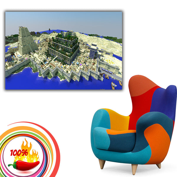 Minecraft Urban Design Poster – My Hot Posters