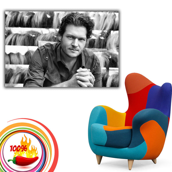 Blake Shelton Black and White Poster – My Hot Posters