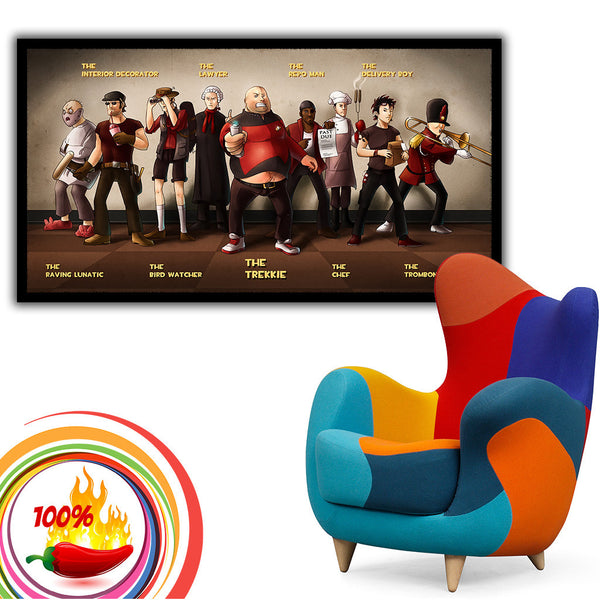 Team Fortress 2 TF2 Characters Poster – My Hot Posters