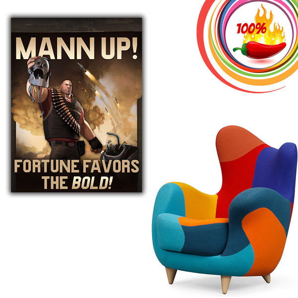 Team Fortress 2 TF2 Mann Up Poster – My Hot Posters