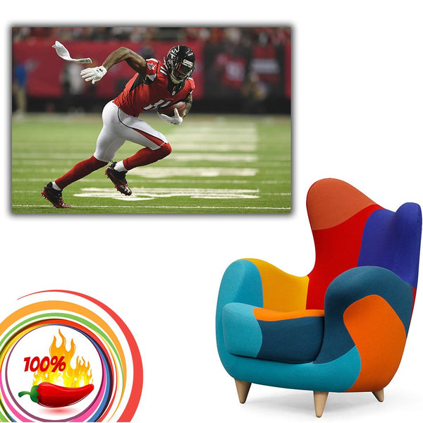 Julio Jones Running Poster – My Hot Posters