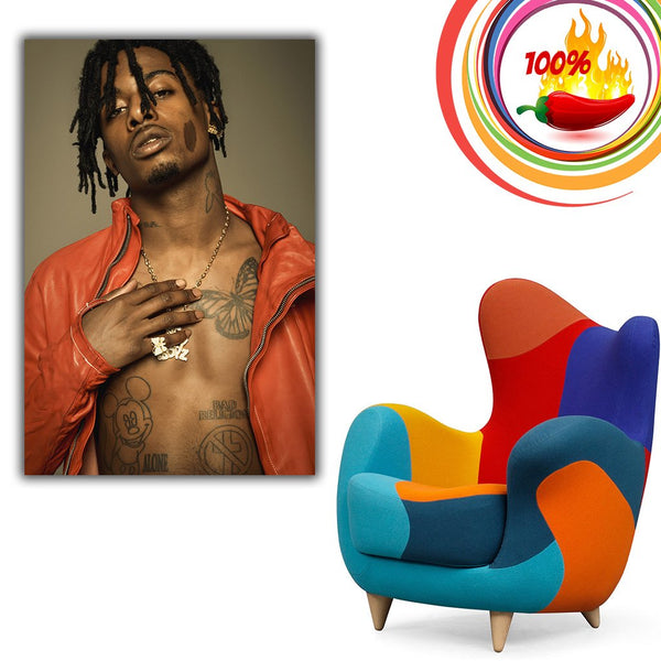 Playboi Carti Tattoos on Body Poster – My Hot Posters