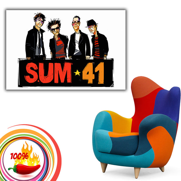 Sum 41 Pop Punk Band Poster – My Hot Posters