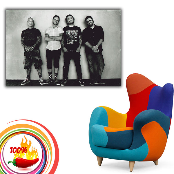 The Bouncing Souls Pop Punk Band Black and White Poster – My Hot Posters