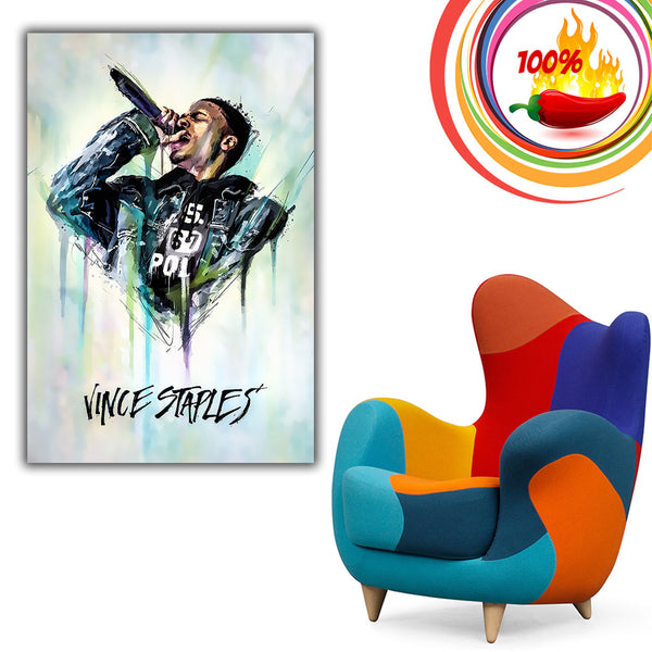 Vince Staples Fan Art Poster – My Hot Posters