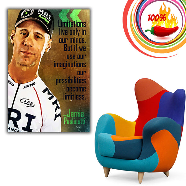 Jamie Paolinetti Quote Limitations Live Only Poster – My Hot Posters