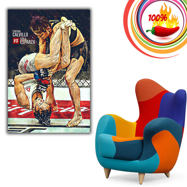 Cynthia Calvillo vs Carla Esparza MMA UFC Sport Art Poster – My Hot Posters