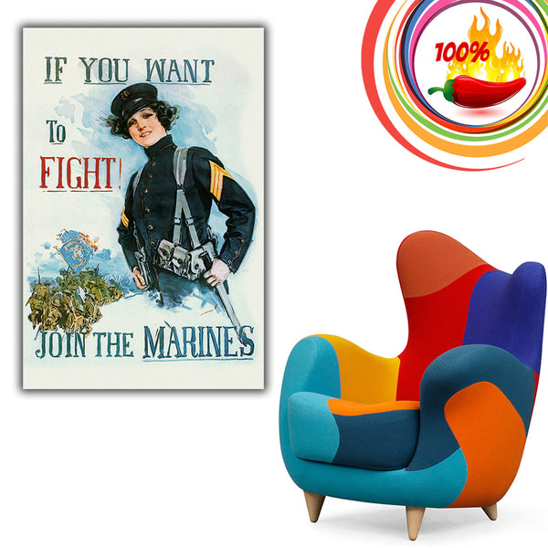 Military Propaganda Marine (2/7) Poster – My Hot Posters