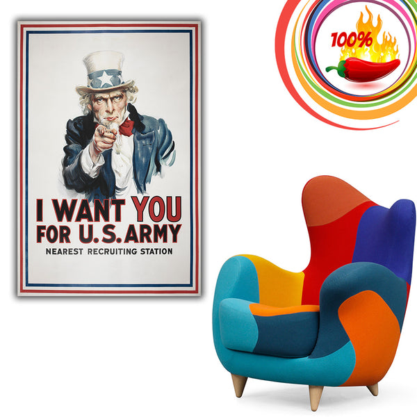 Military Propaganda I Want You (1/7) Poster – My Hot Posters