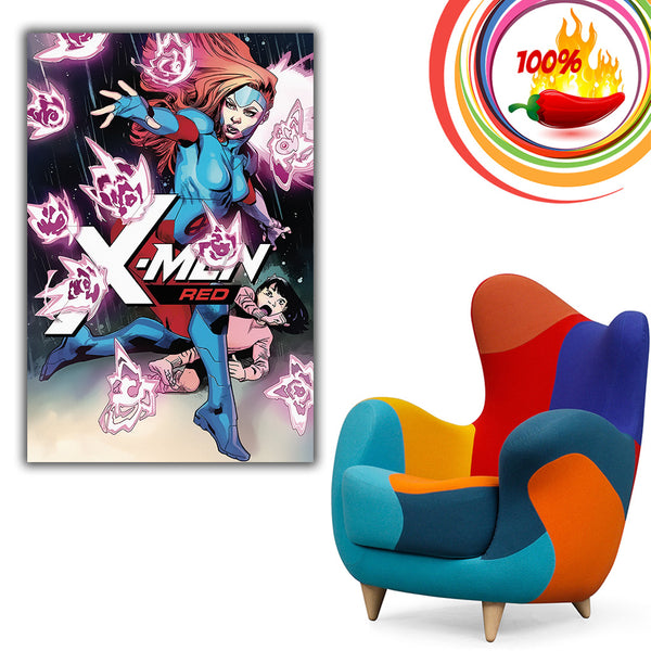X-Men Red Comics Art Poster – My Hot Posters