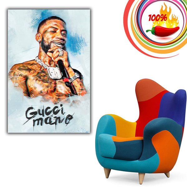 Gucci Mane Art Poster – My Hot Posters