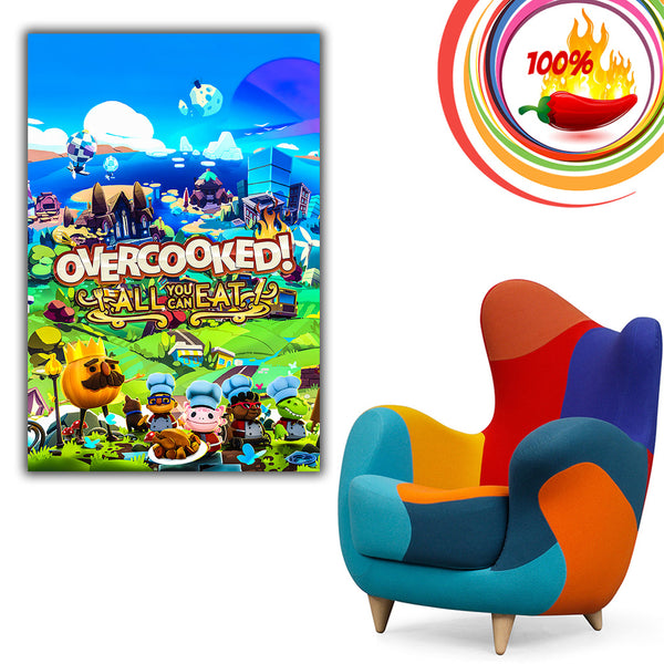 Overcooked! All You Can Eat Game Poster – My Hot Posters