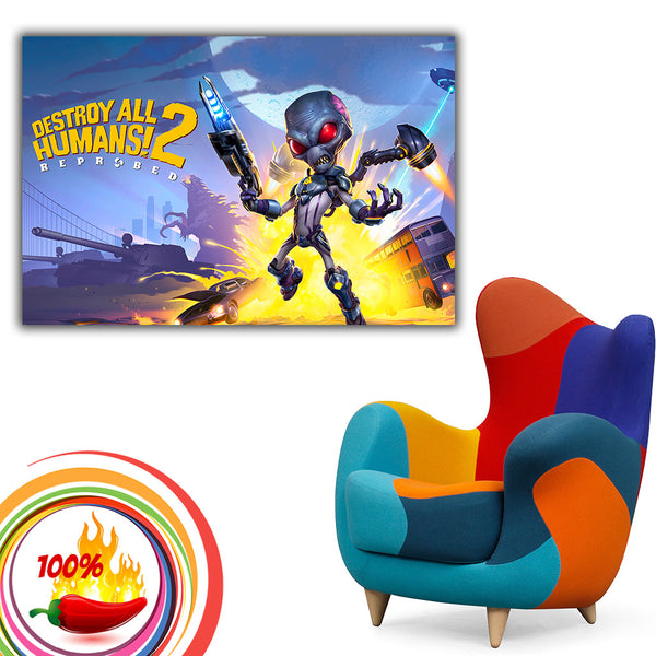 Destroy All Humans 2 – Reprobed Game Poster – My Hot Posters