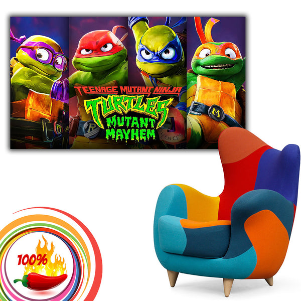 Teenage Mutant Ninja Turtles - Mutant Mayhem Movie Poster – My Hot Posters