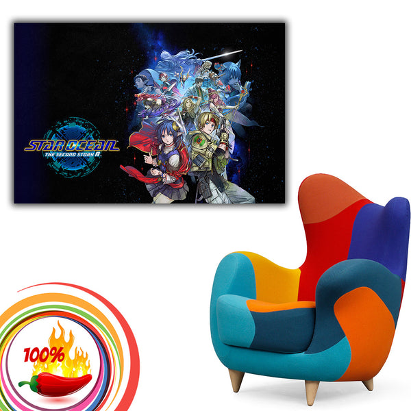 STAR OCEAN THE SECOND STORY R Video Game Poster – My Hot Posters