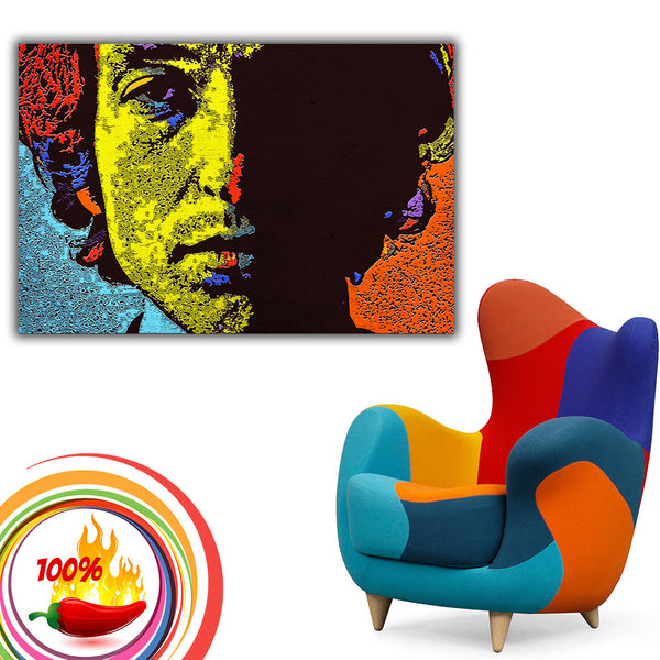 Bob Dylan Face Classic Rock Poster – My Hot Posters