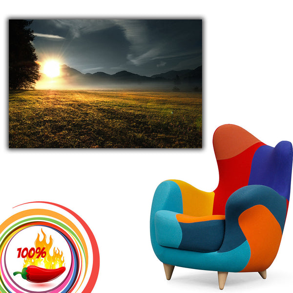 Beautiful Landscape Nature Mountains Sunset Poster – My Hot Posters