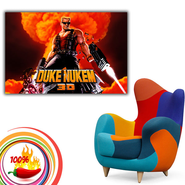 Duke Nukem 3D PC Old Classic Retro Game Poster – My Hot Posters