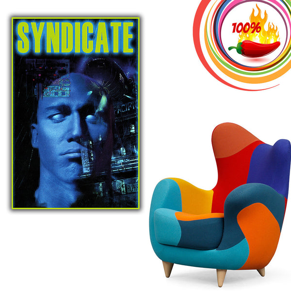 Syndicate 1993 Old Classic Retro Game Poster – My Hot Posters
