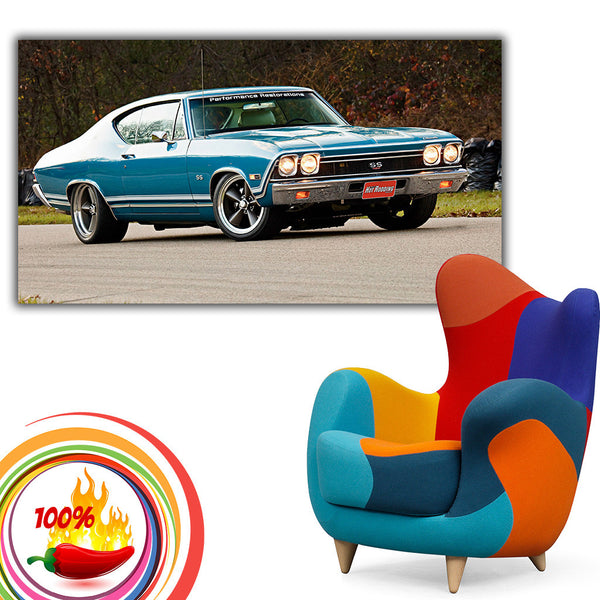 1968 Chevelle SS Muscle Car Poster – My Hot Posters