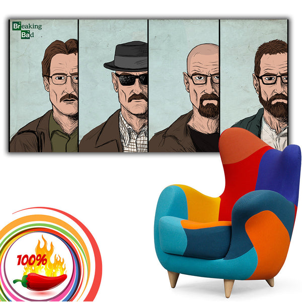 Breaking Bad Main Characters Poster – My Hot Posters
