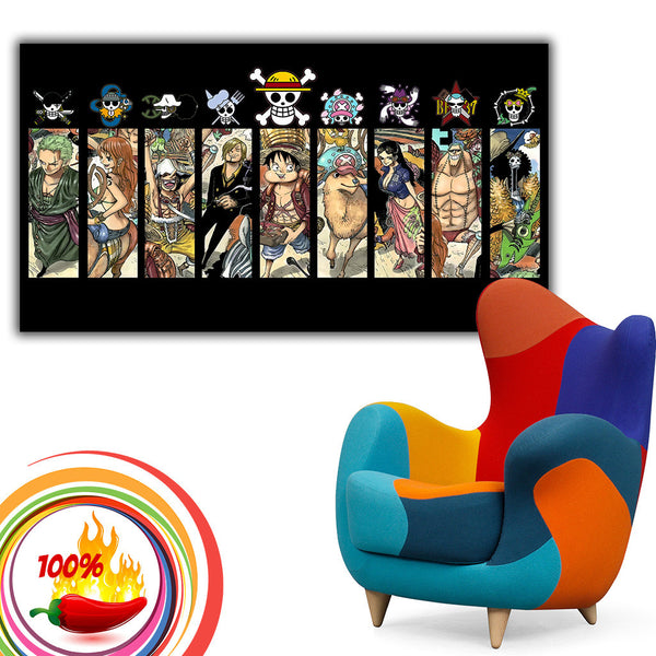 One Piece Characters Manga Poster – My Hot Posters