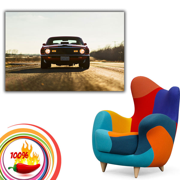 Ford Mustang Mach 1 Muscle Car Auto Poster – My Hot Posters