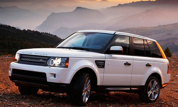 Range Rover Sunset White Car Auto Poster – My Hot Posters