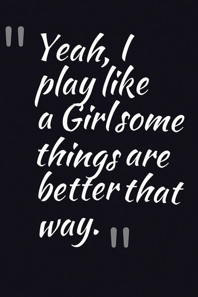 I Play Like a Girl Motivational Inspirational Basketball Quotes Poster ...