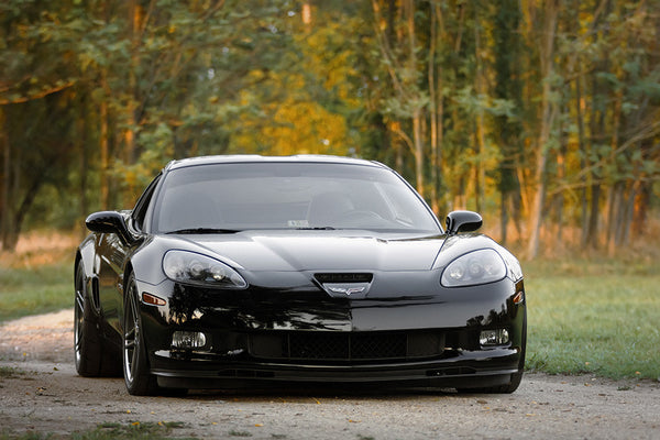 Chevrolet Corvette C6 Z06 Black Car Poster – My Hot Posters