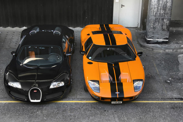 Bugatti Veyron Ford GT Cars Poster – My Hot Posters
