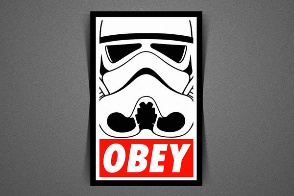 Star Wars Trooper OBEY Poster – My Hot Posters