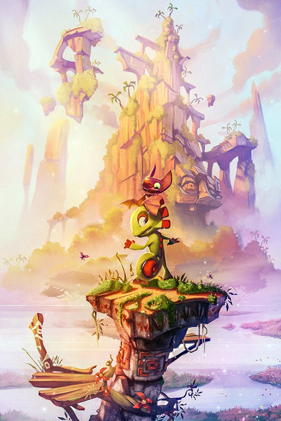 Yooka Laylee Video Game Poster – My Hot Posters