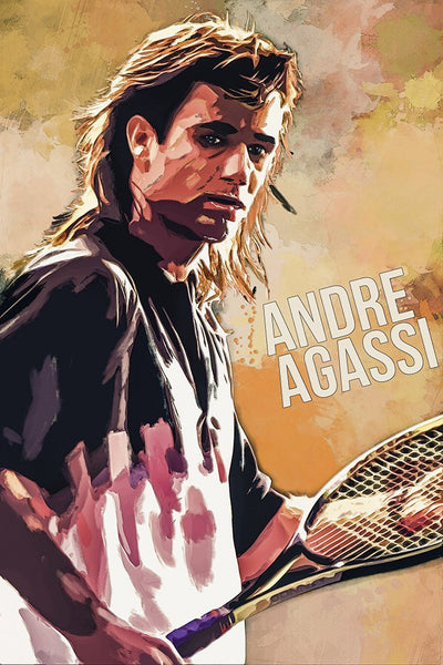 Andre Agassi Fan Art Poster – My Hot Posters