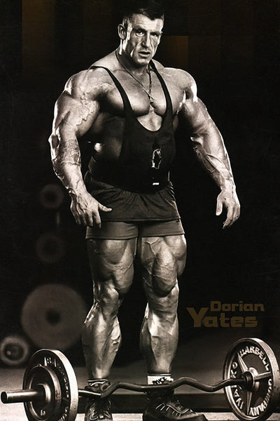 Dorian Yates Black and White Poster – My Hot Posters