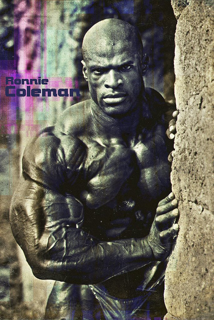 Ronnie Coleman Poster Ronnie Coleman Signed JSA COA 8x10 Mr Olympia