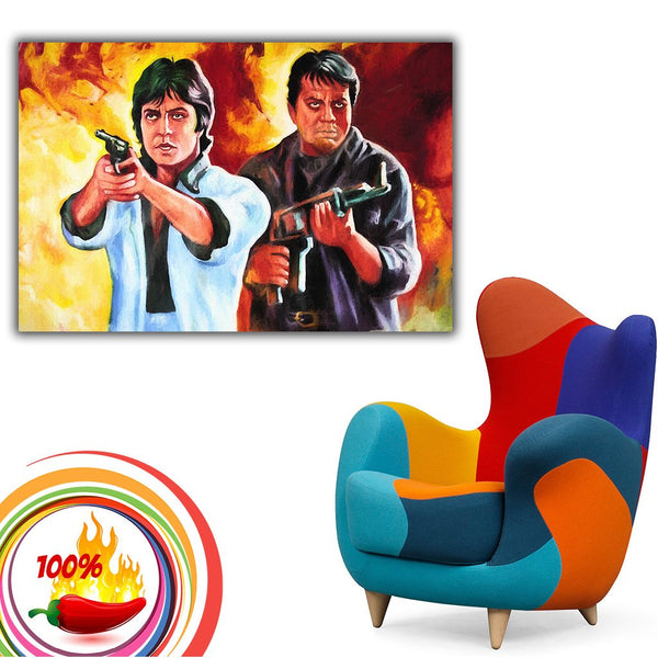 Sholay (1975) IMDB Top 250 Poster – My Hot Posters