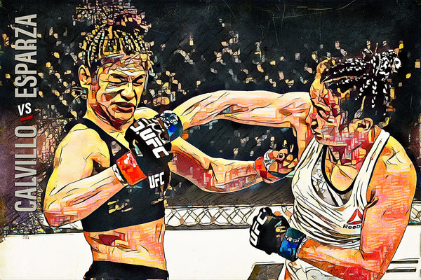 Cynthia Calvillo vs Carla Esparza Poster – My Hot Posters